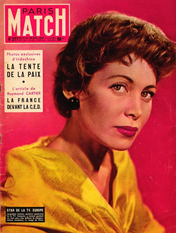magazine Paris Match du 17-07-1954 Jacqueline Joubert vendu au numéro