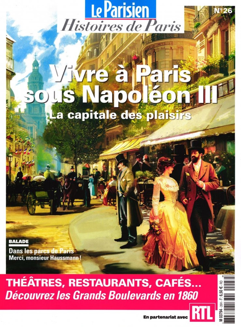 magazine Le Parisien Histoires de Paris vendu au numéro