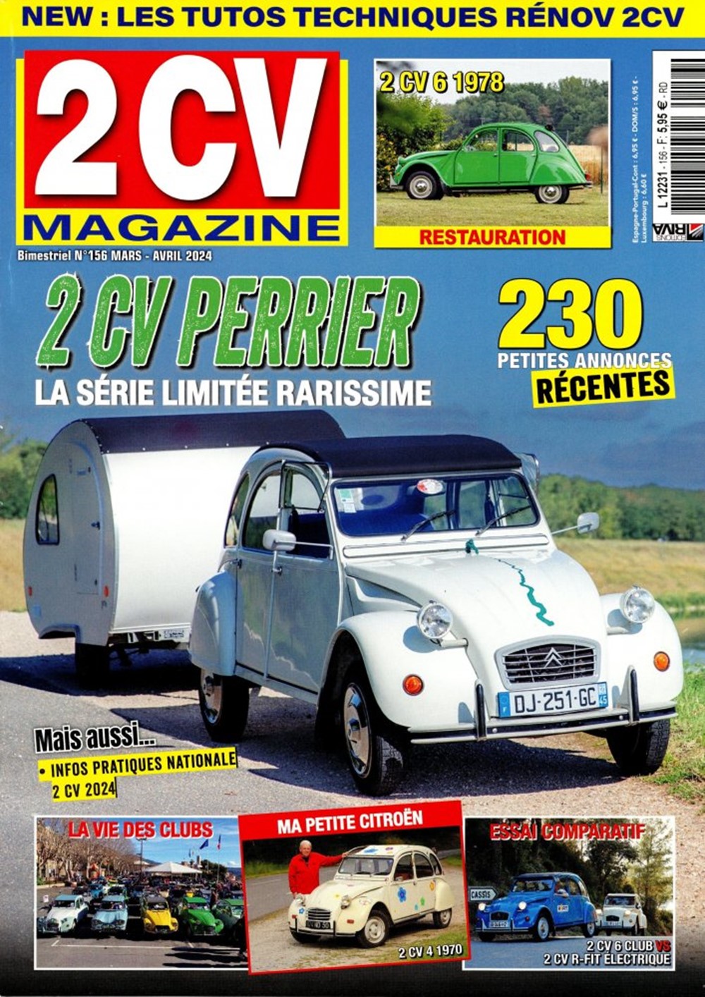 magazine 2CV Magazine vendu au numéro