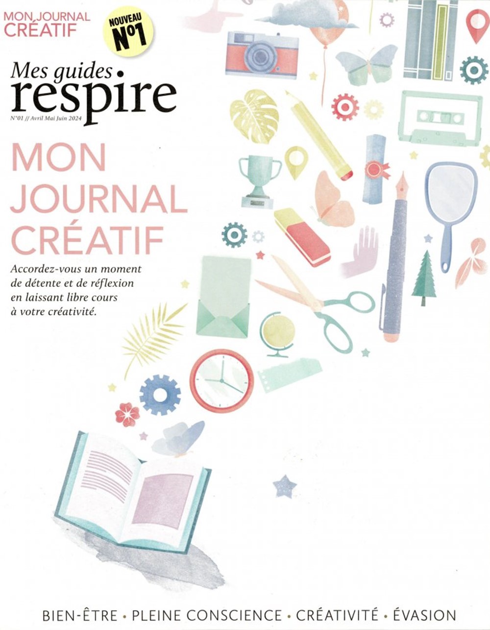 magazine Mes Guides respire vendu au numéro