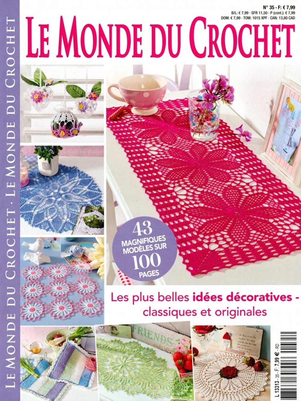 magazine Le Monde du Crochet vendu au numéro
