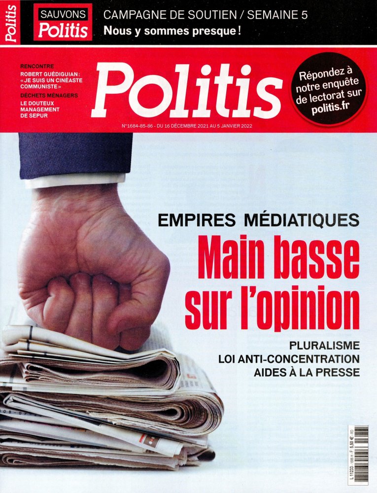 Abonnement magazine Politis | Info-Presse