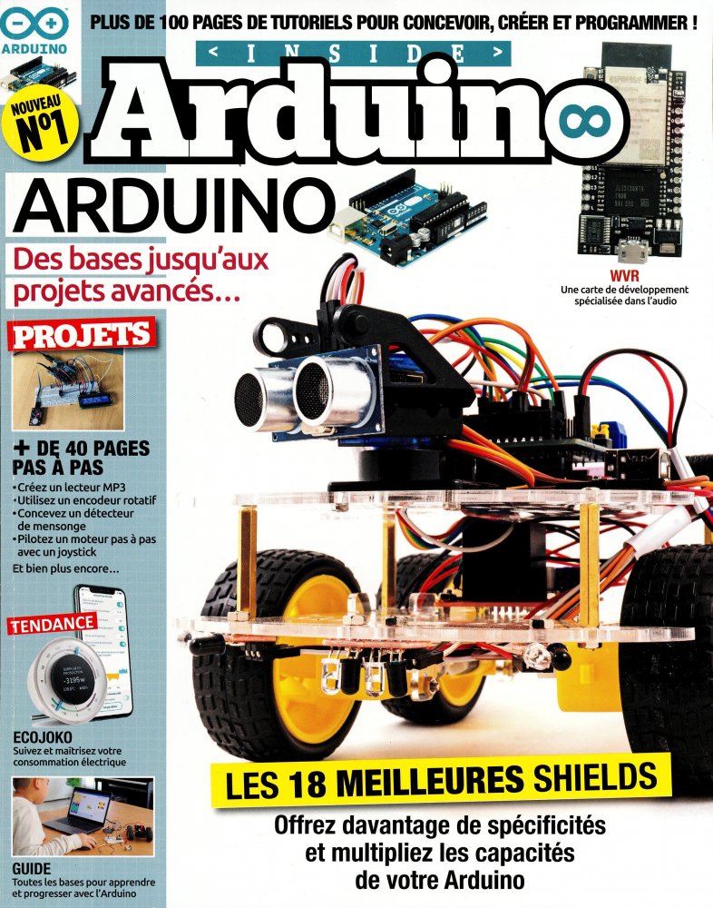 magazine Inside Arduino vendu au numéro
