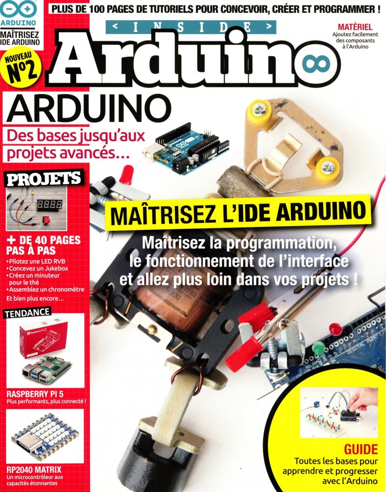 magazine Inside Arduino vendu au numéro