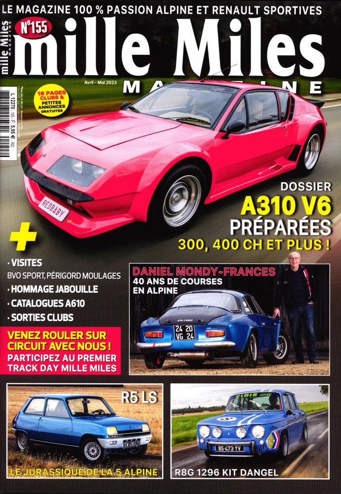 magazine Mille Miles vendu au numéro