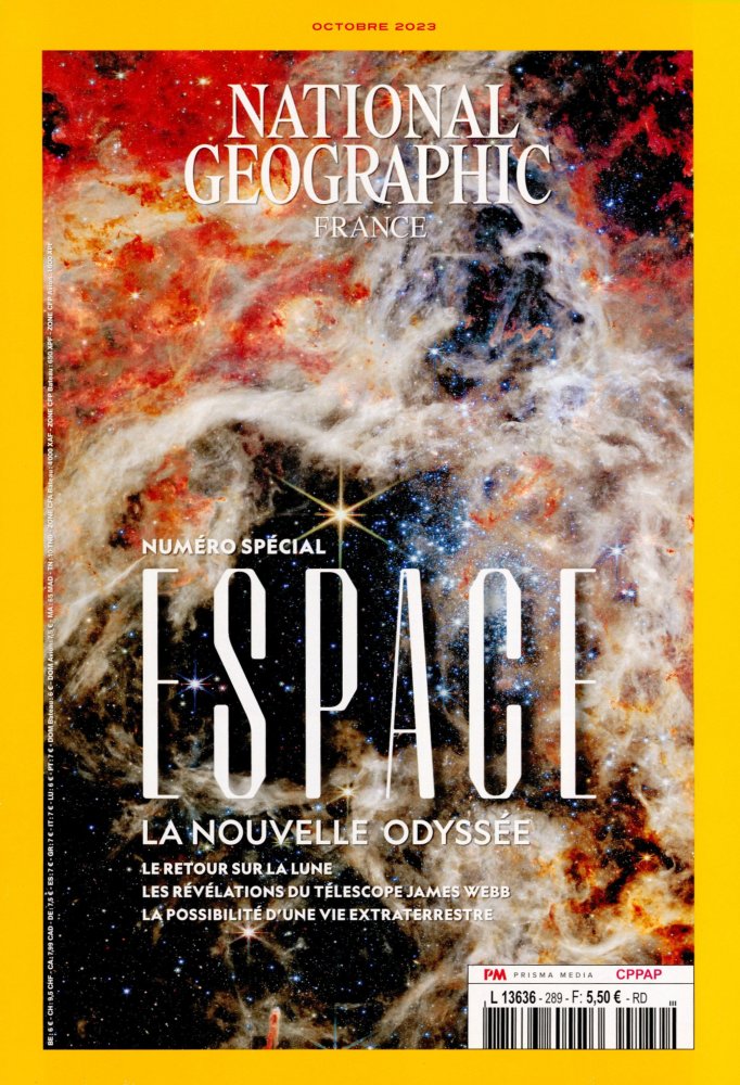 magazine National Geographic vendu au numéro