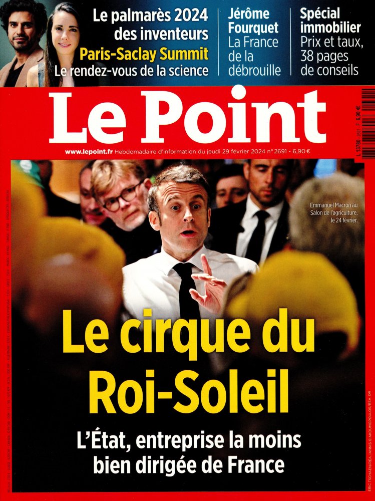 Abonnement magazine Le Point | Info-Presse
