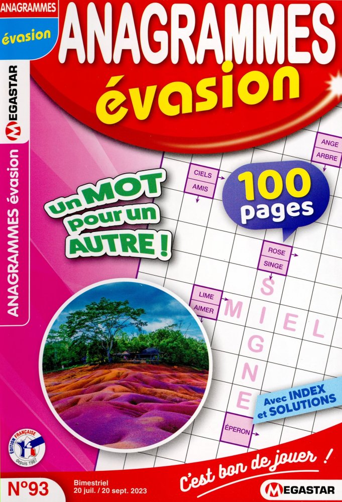 Abonnement magazine Anagrammes evasion | Info-Presse