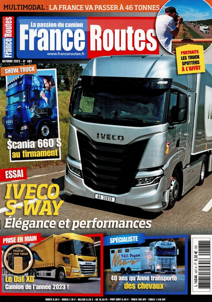 magazine France Routes vendu au numéro