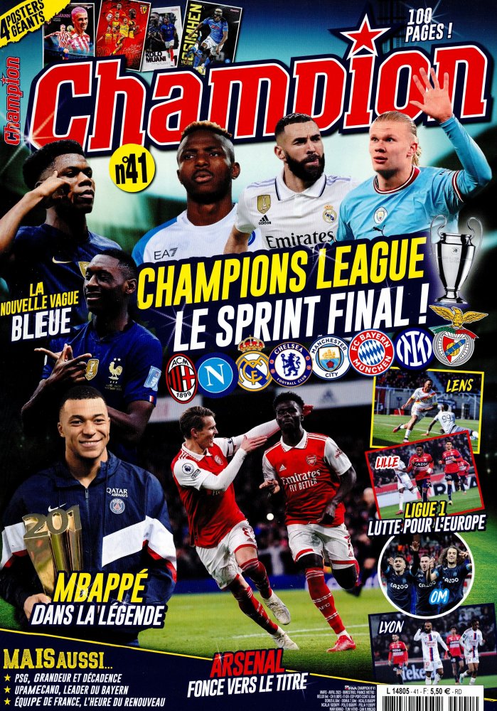 magazine Champion ! vendu au numéro