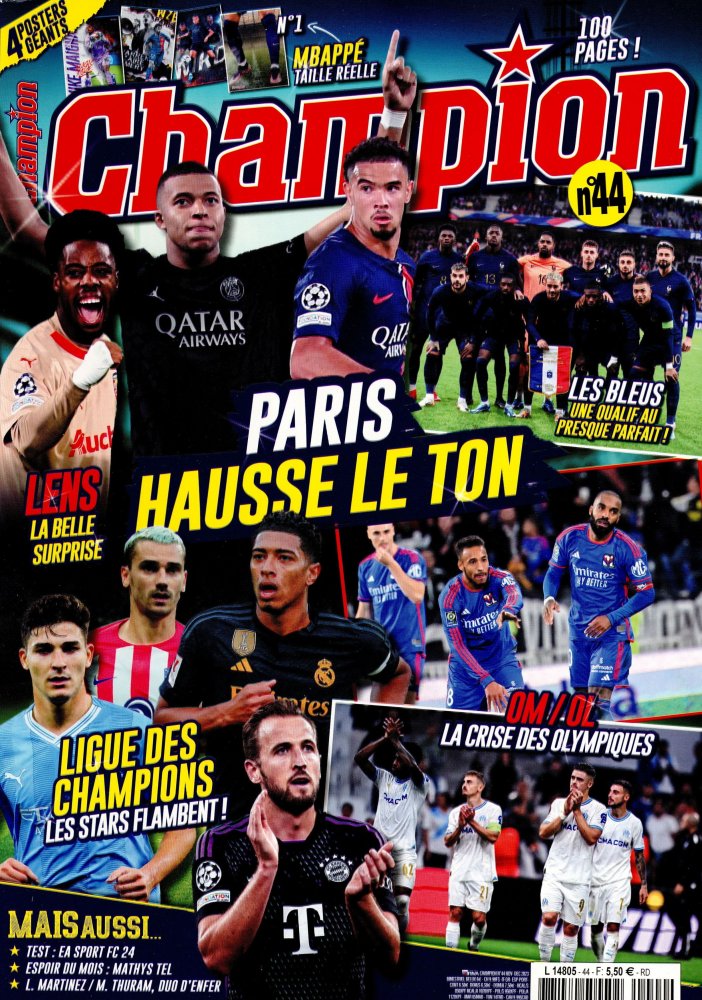 magazine Champion ! vendu au numéro