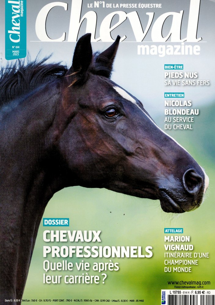 magazine Cheval Magazine vendu au numéro
