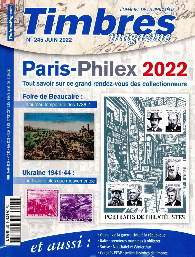 Abonnement Timbres magazine | Info-Presse
