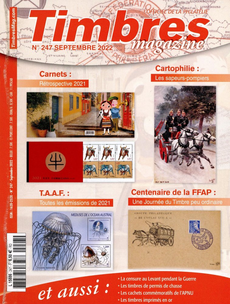 Abonnement magazine Timbres magazine | Info-Presse