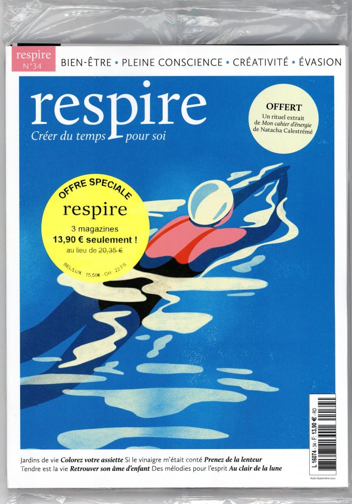 magazine Respire + 2 Anciens Numéros vendu au numéro