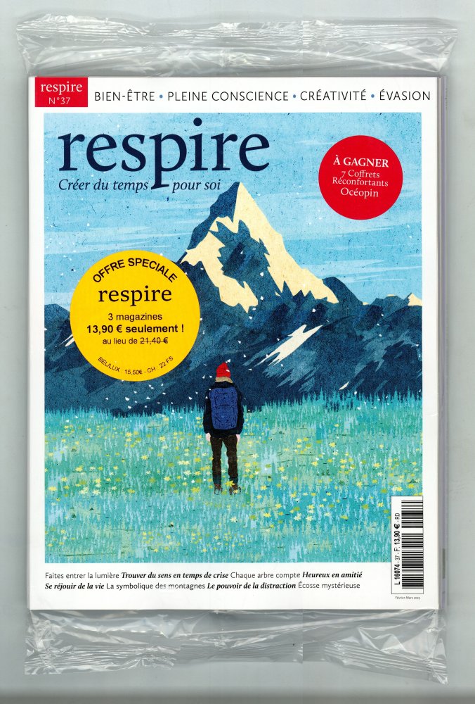 magazine Respire + 2 Anciens Numéros vendu au numéro