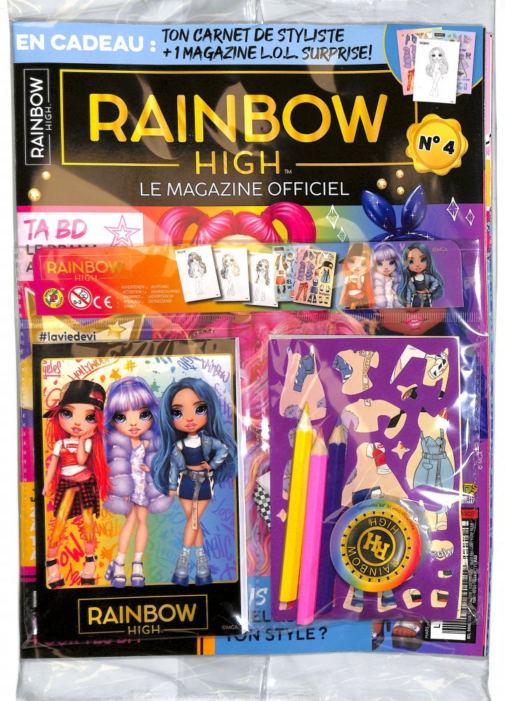 magazine Rainbow High vendu au numéro