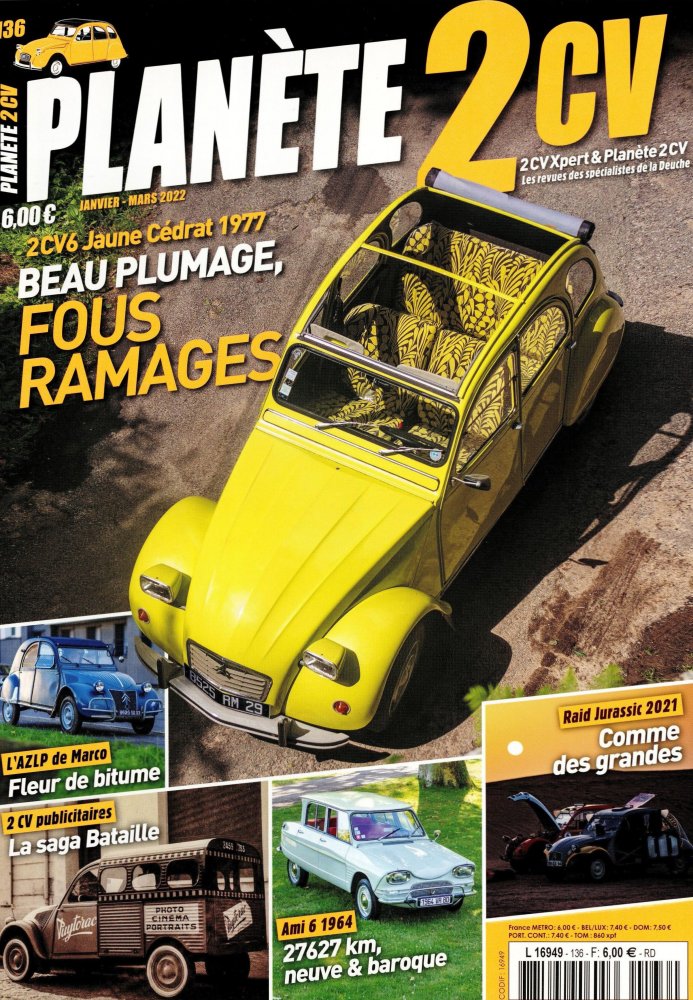 magazine Planète 2CV vendu au numéro