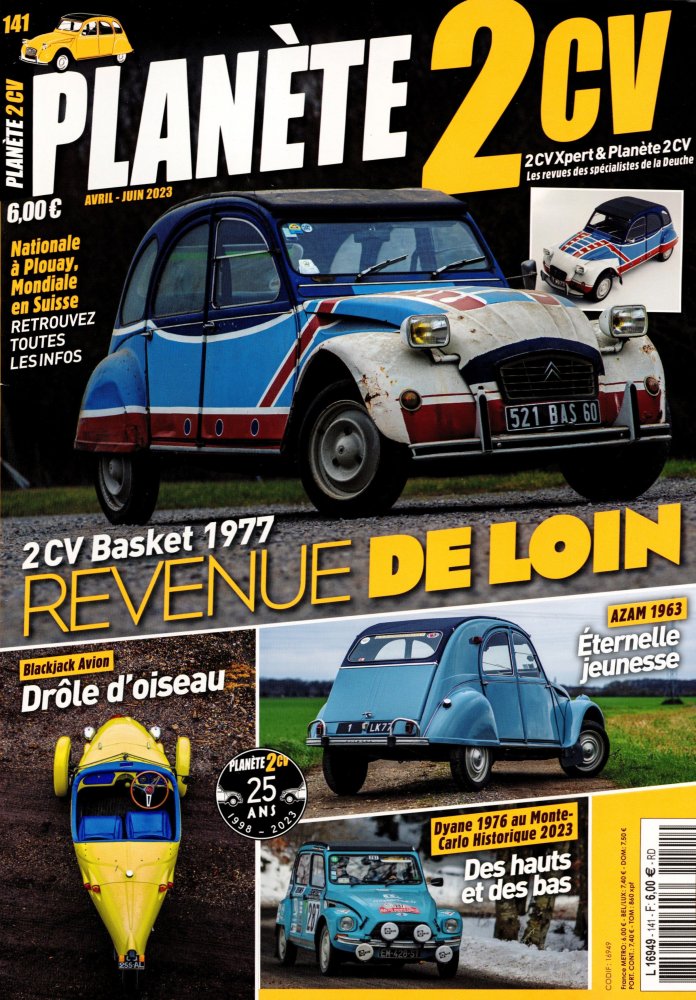 magazine Planète 2CV vendu au numéro