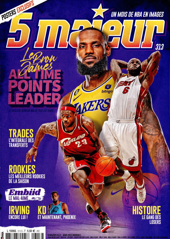 magazine 5 Majeur vendu au numéro