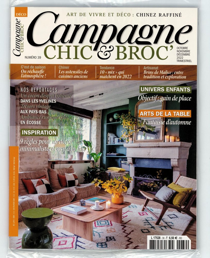 magazine Campagne Chic & Broc' + Revue offerte vendu au numéro