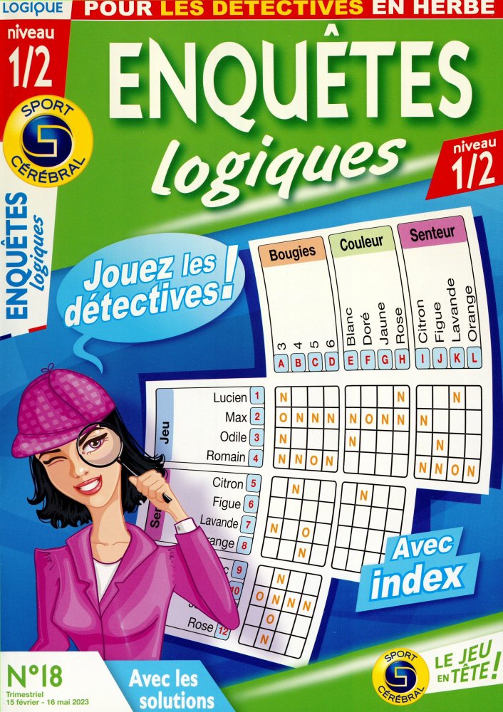 magazine SC Enquêtes Logiques 1/2 vendu au numéro