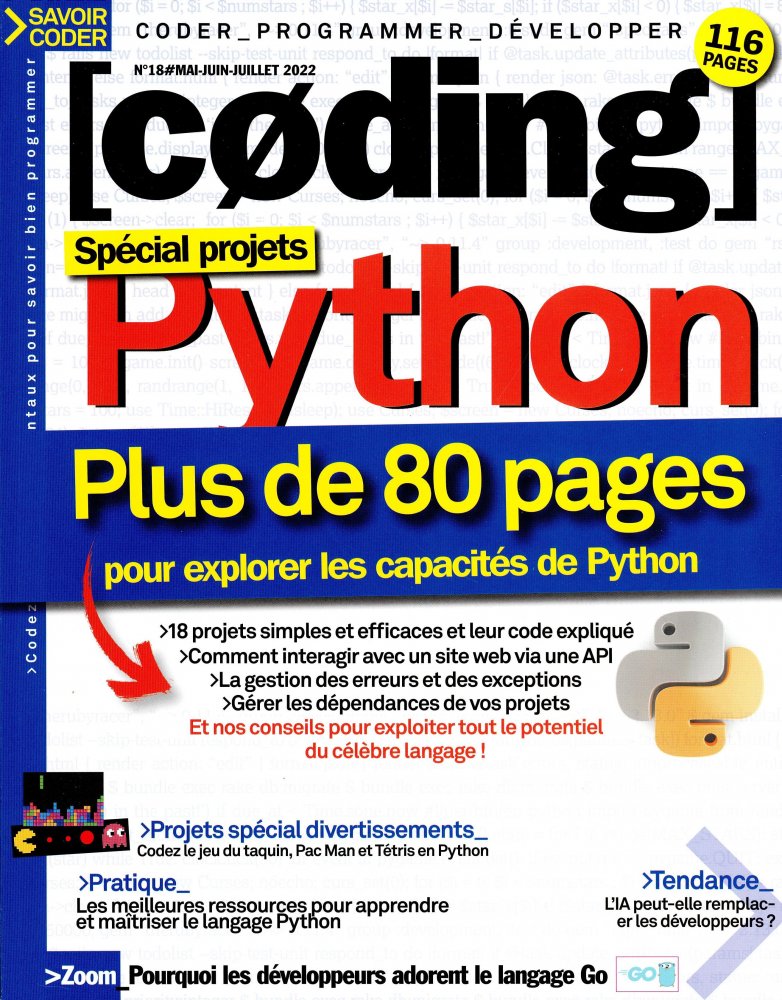 magazine Coding Magazine vendu au numéro