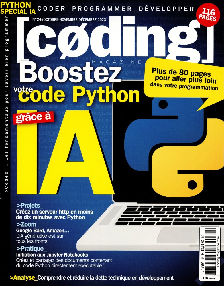 magazine Coding Magazine vendu au numéro