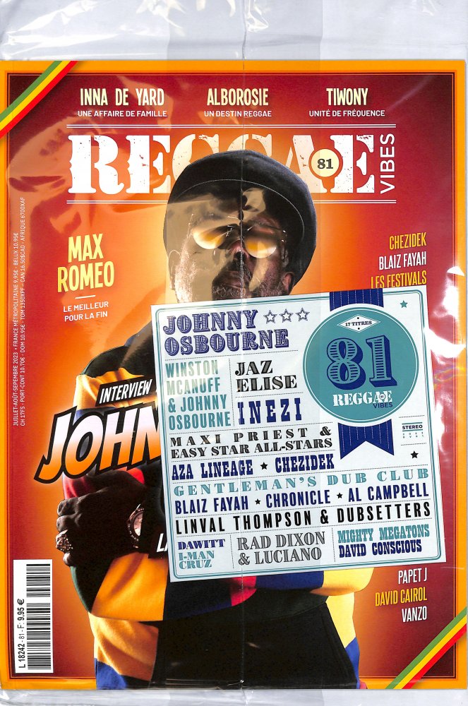 magazine Reggae Vibes vendu au numéro