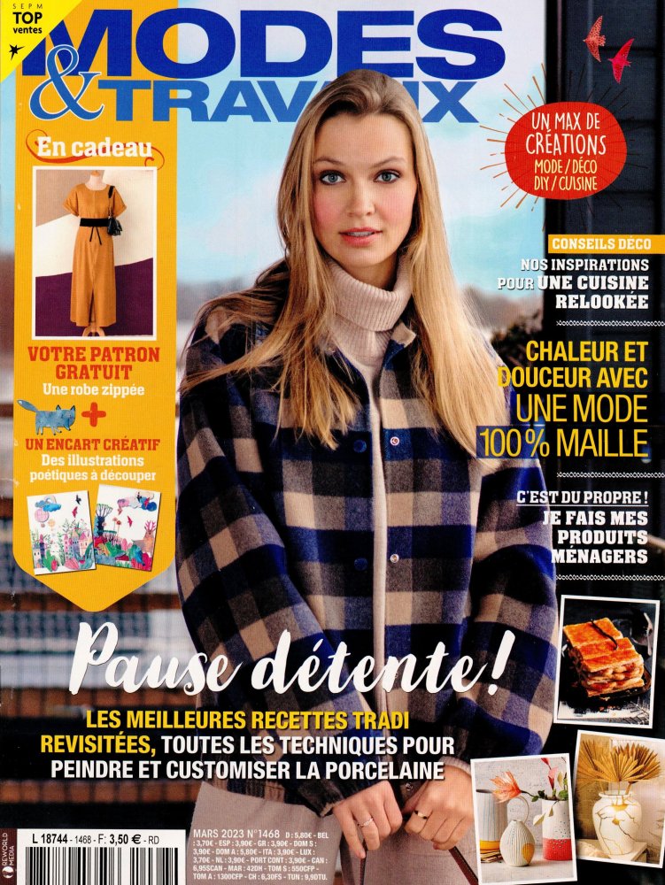 magazine Modes & Travaux vendu au numéro