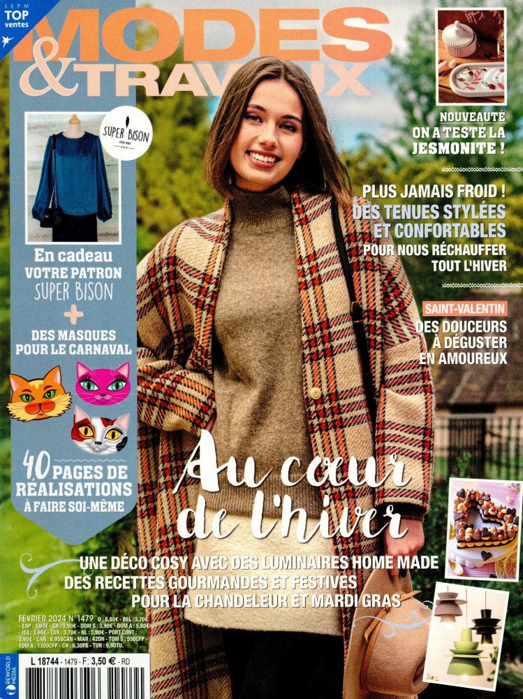 magazine Modes & Travaux vendu au numéro