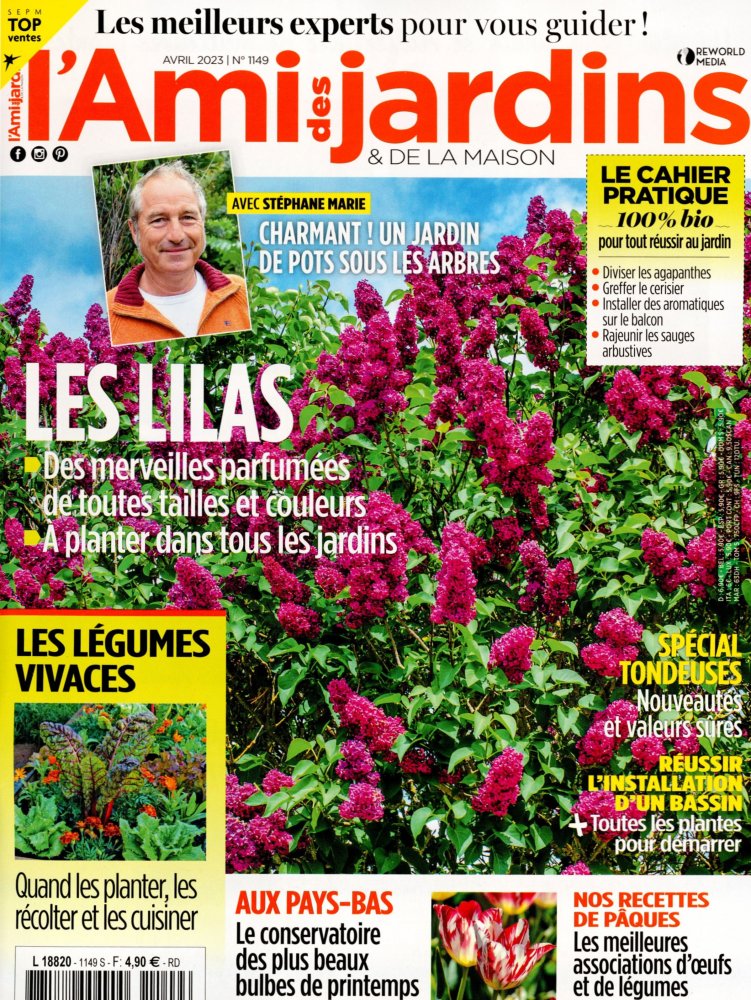 magazine L'AMI DES JARDINS ET DE LA MAISON vendu au numéro