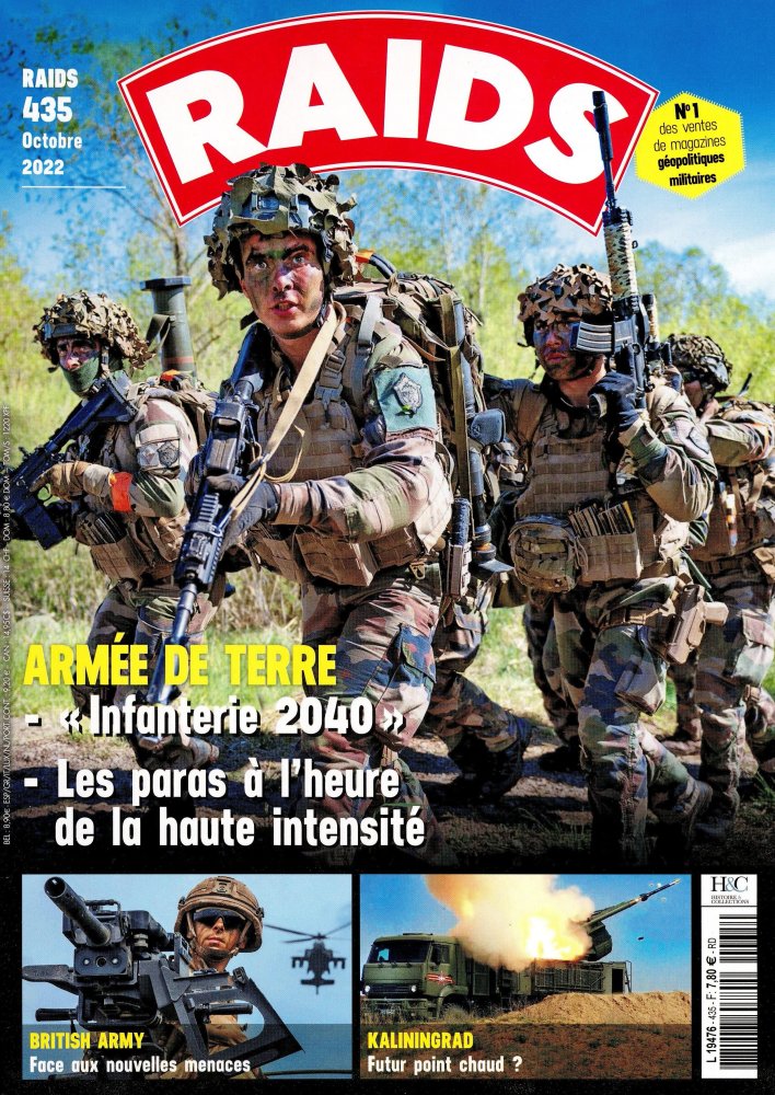 Abonnement magazine Raids | Info-Presse