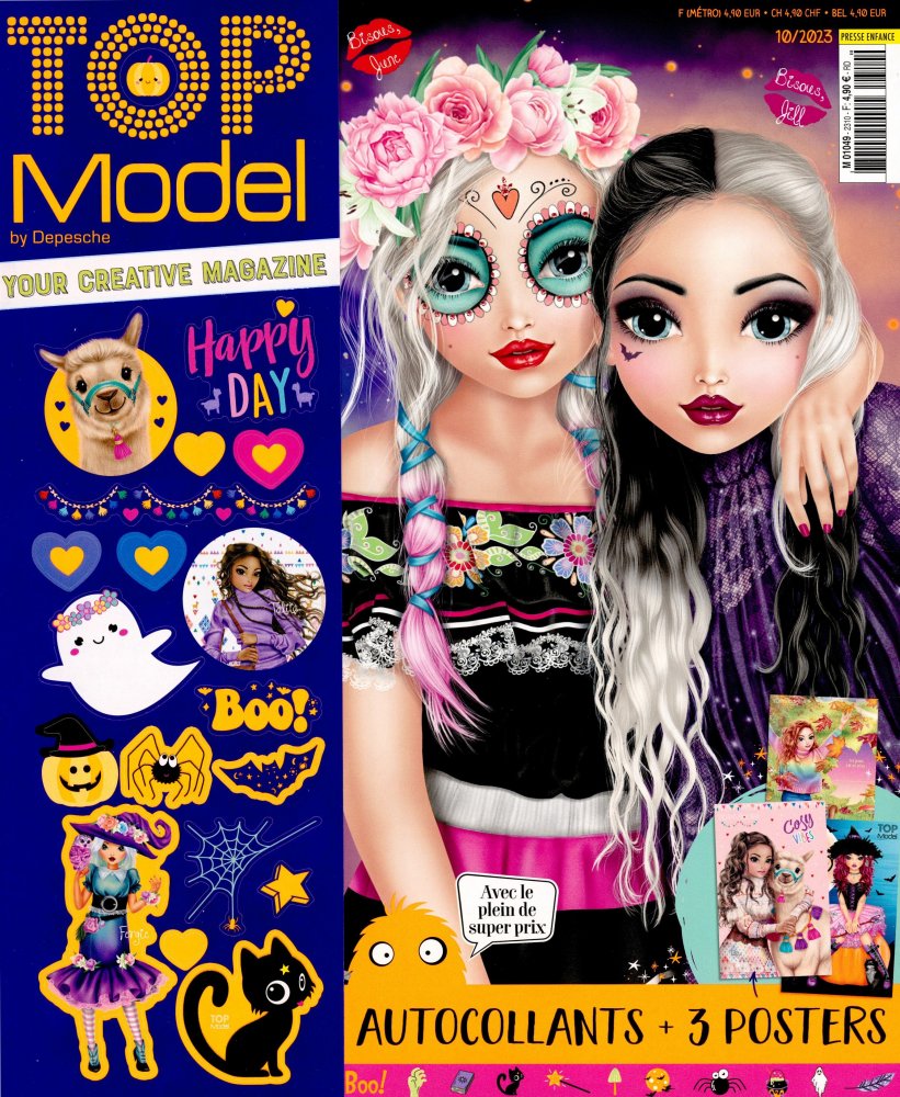 magazine Top Model vendu au numéro