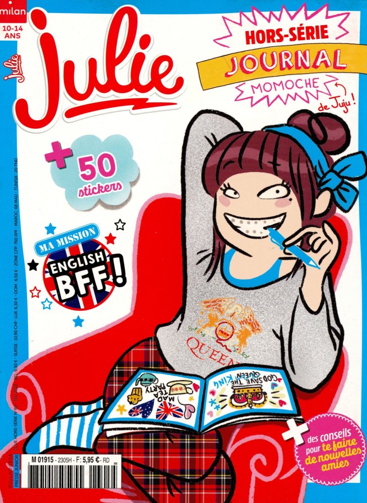 magazine Julie Hors-Série vendu au numéro